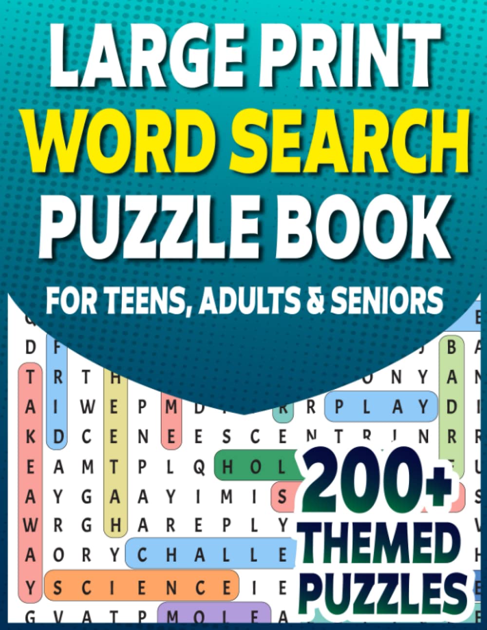 Large Print Word Search Puzzle Book: Word Search for Adults, Teens ...