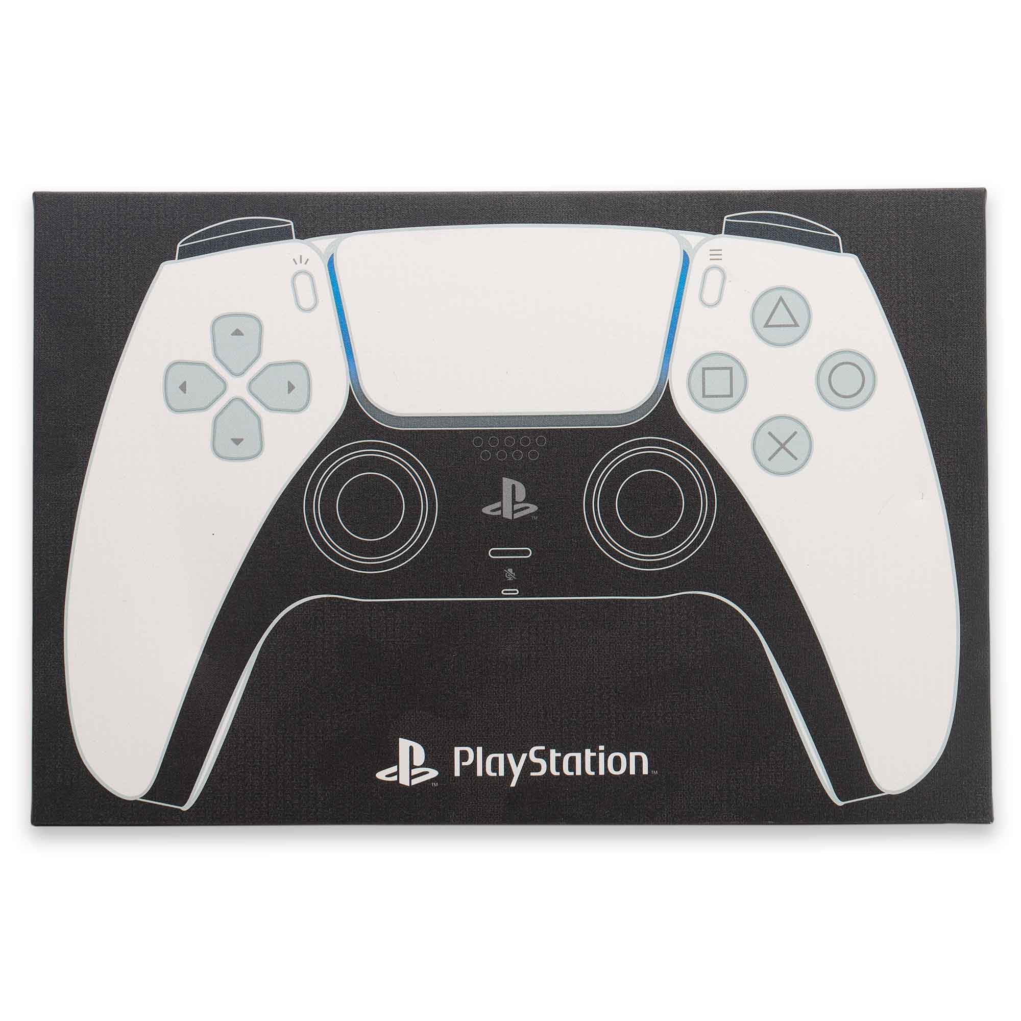 Amazon.com: Sony PlayStation 5 Controller Gallery Wrapped Canvas Wall Decor - Fun PlayStation ...