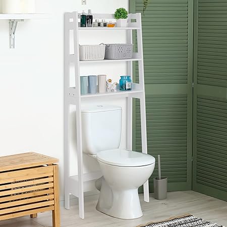 Amazon.com: SUPER DEAL 3 Tiers Over The Toilet Bathroom Storage Shelf ...