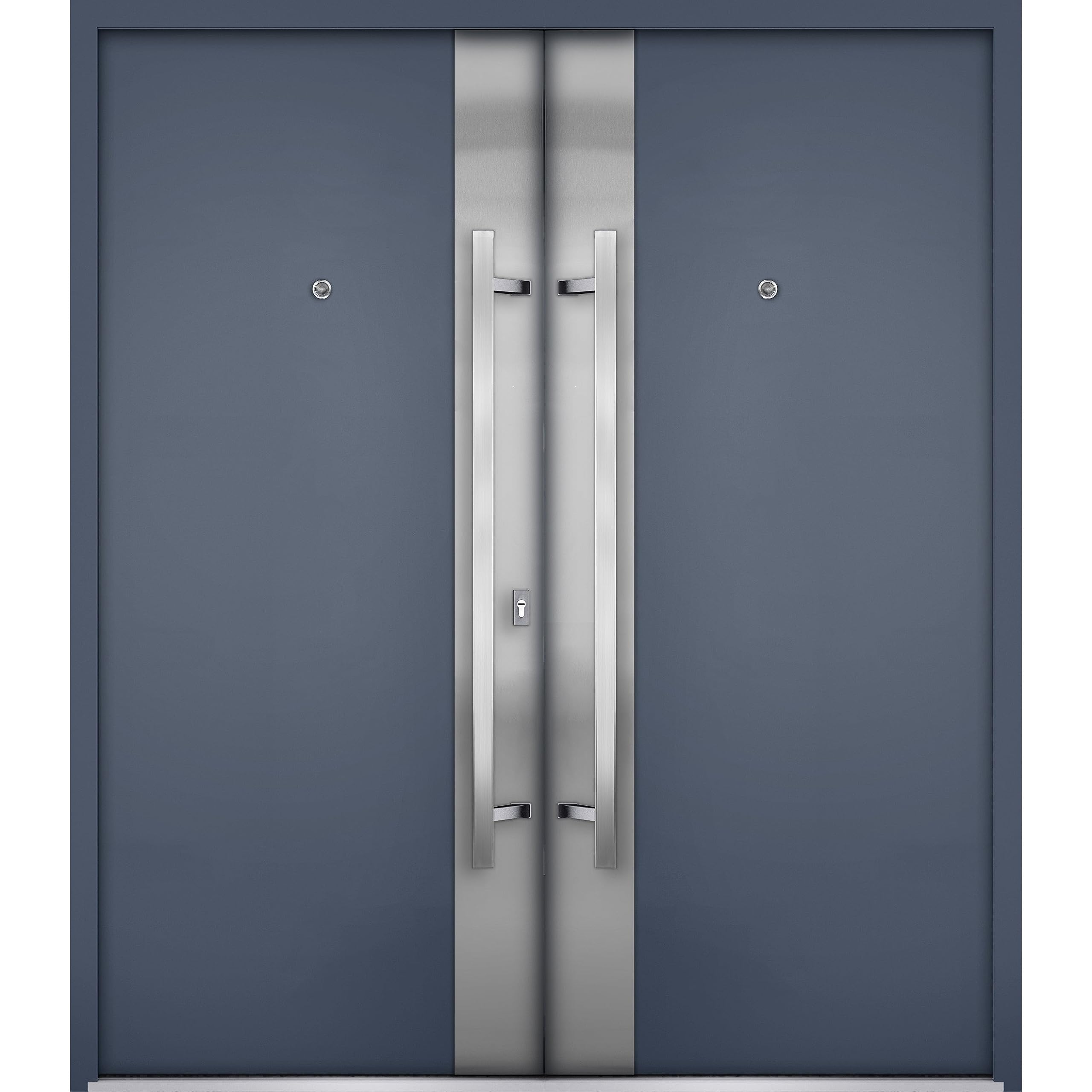 Exterior Prehung Steel Double Doors