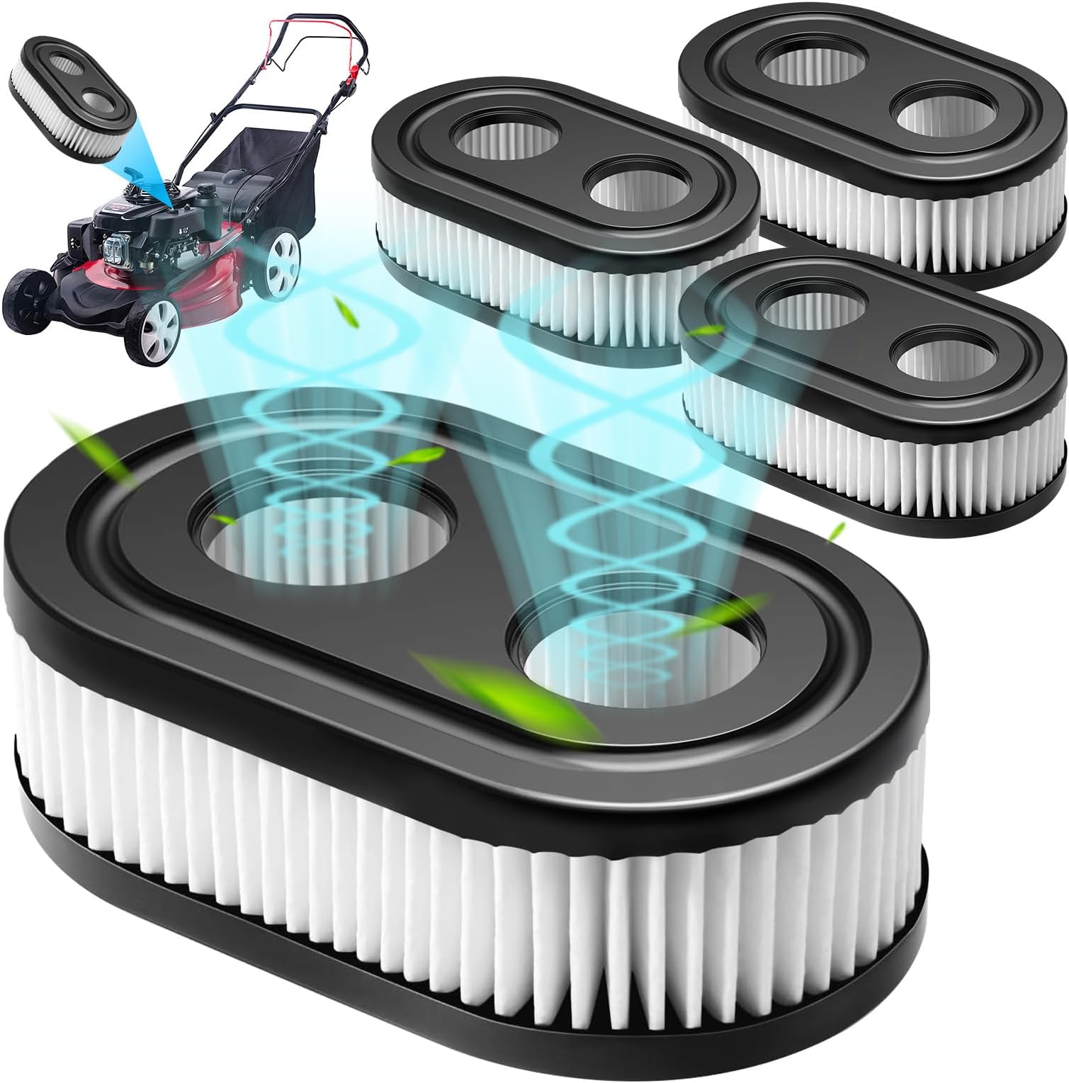 Amazon.com: GeRRiT 593260 Lawn Mower Air Filter 550ex 675exi 725exi ...