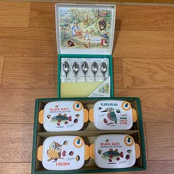 Amazon.co.jp: peter rabbit spoon set & spiked toaster set : Home & Kitchen