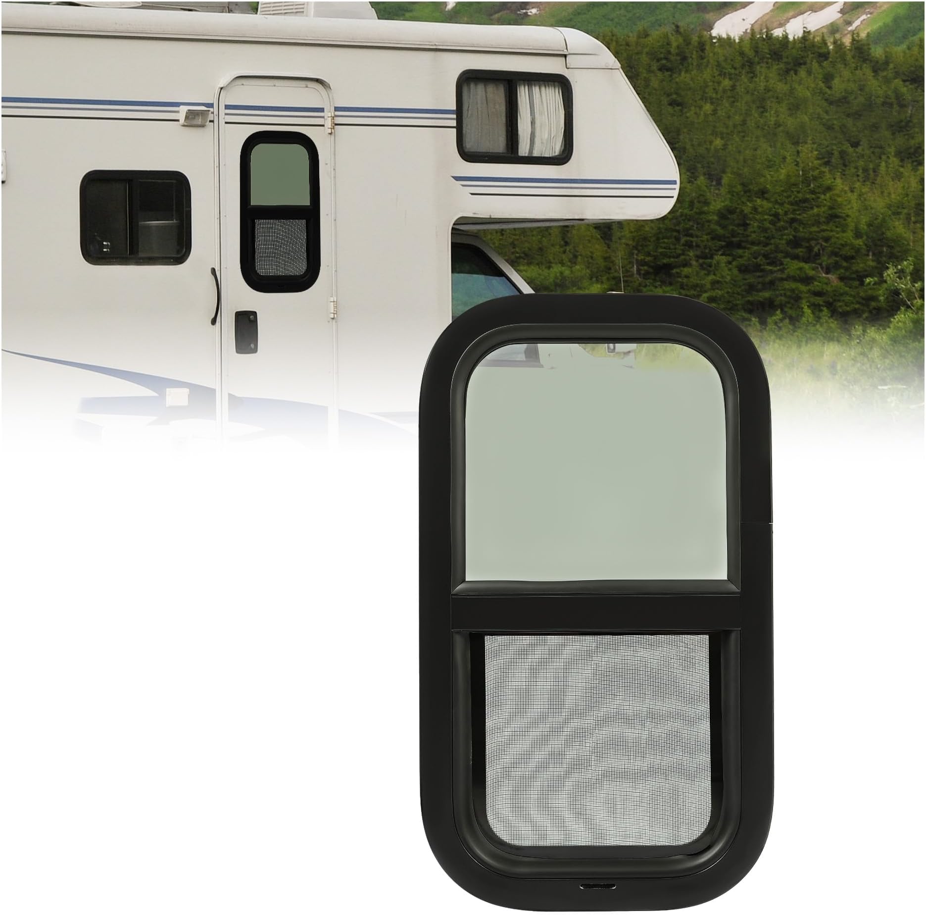 Amazon.com: RV Window 12" x 22" Vertical Sliding, Tinted Camper Trailer ...