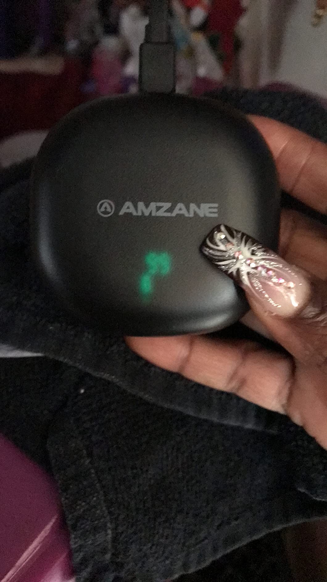Amazon.com: AMZANE Wireless Earbuds Bluetooth Headphones with Wireless ...
