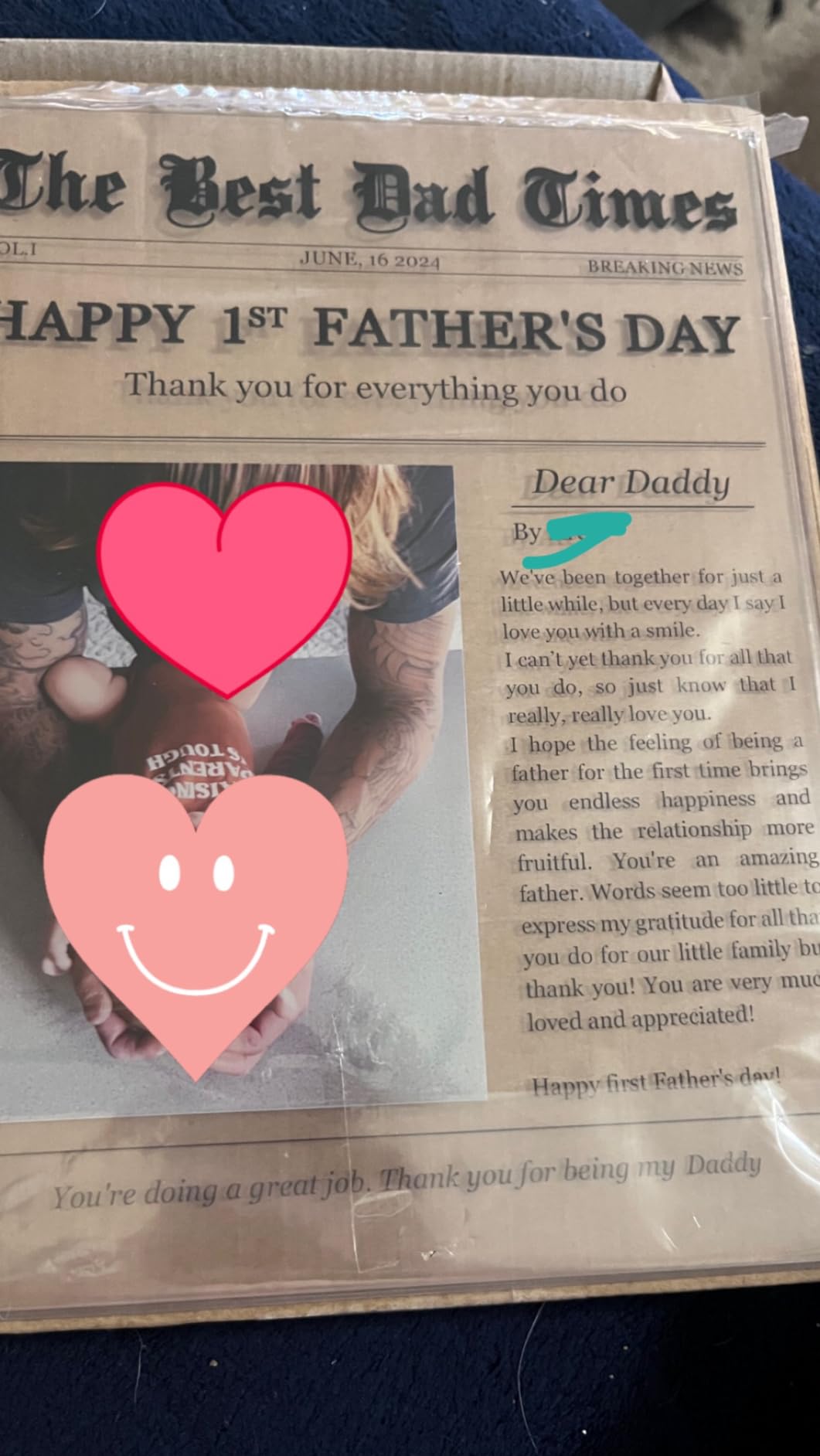 Amazon.com: Macorner Personalized Photo Acrylic Plaque -The Best Dad ...