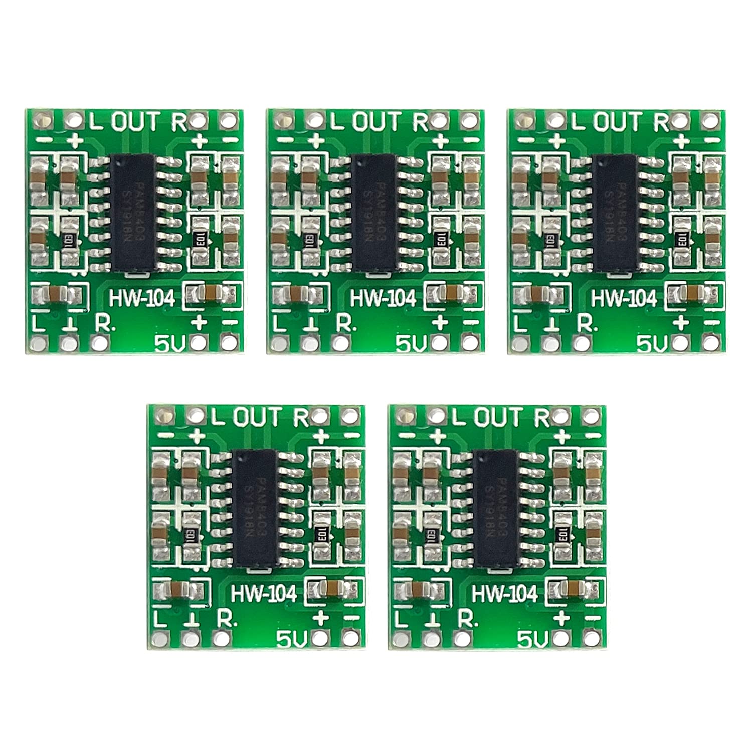 DecorSecrets DIY 5V 3W/3watt Mini Digital Audio Power Amplifier Board ...