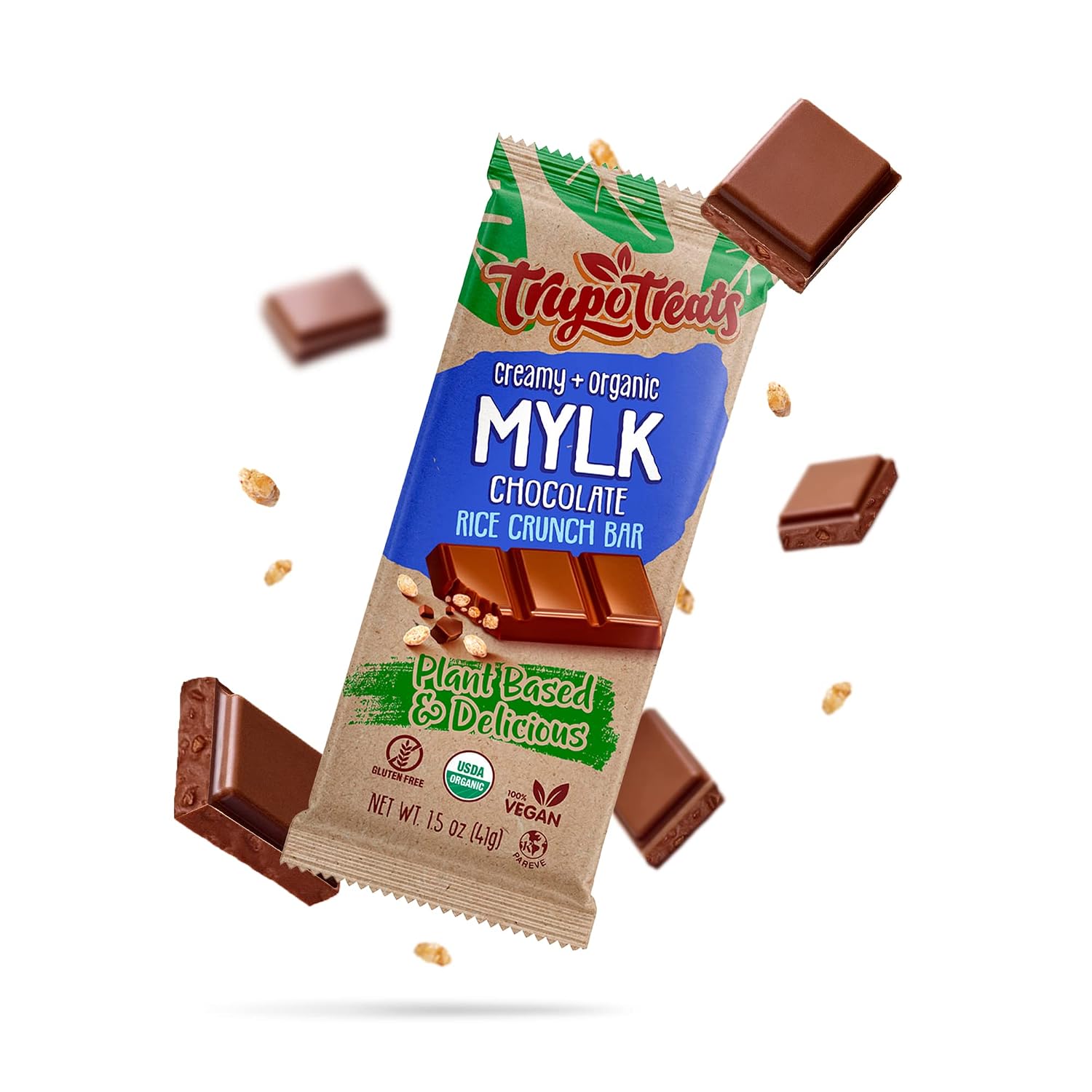 Amazon.com: Signature Mylk Rice Crunch Vegan Chocolate Bars, Gluten ...