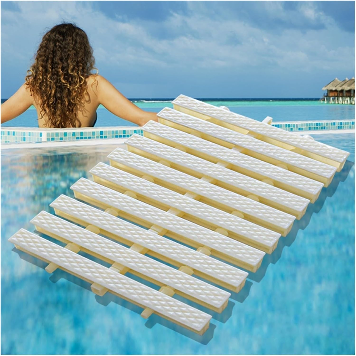 Amazon.com: XPLKQXE ABS Splicing Swimming Pool Grille, Drainage Trench ...