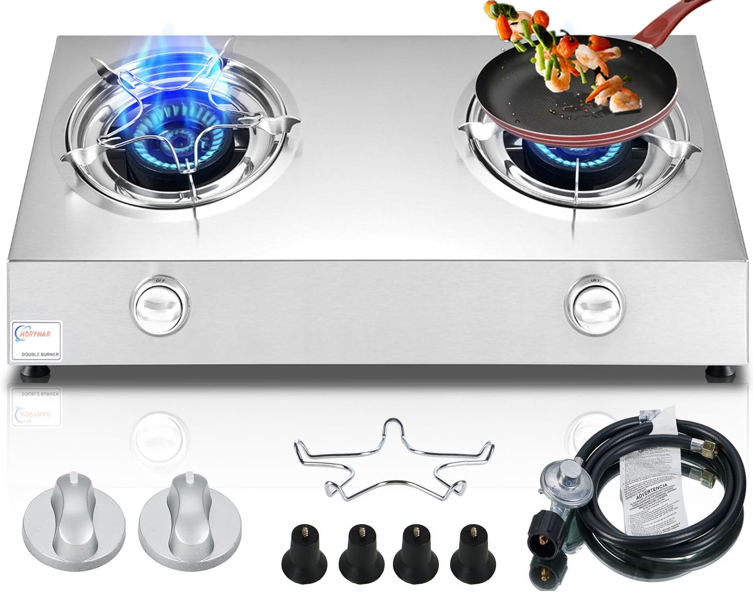 Amazon.com: Dr.Camp 30000 BTU 2 burner outdoor garden camping camp ...