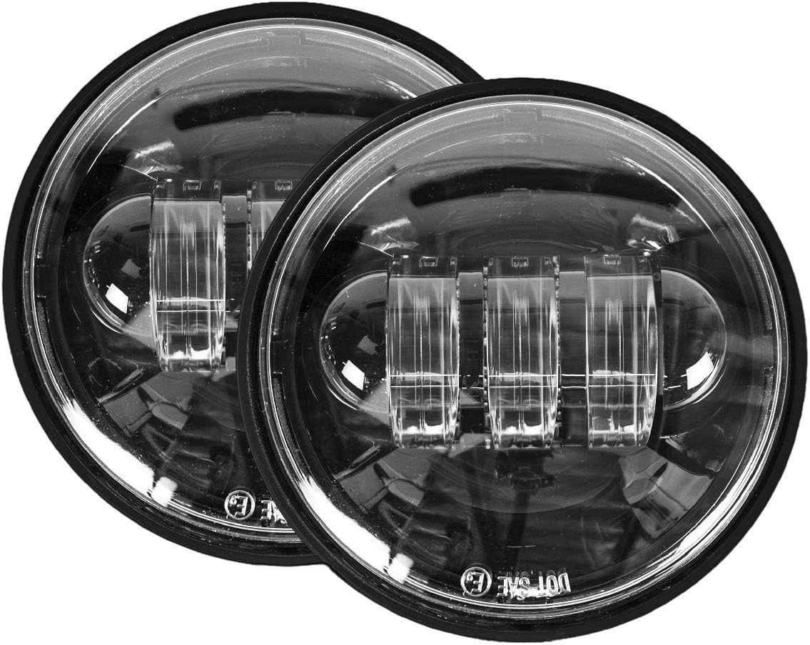 Amazon.com: Cyron ABIG4.5-A6K Passing Lamps 4.5" Black Harley : Automotive
