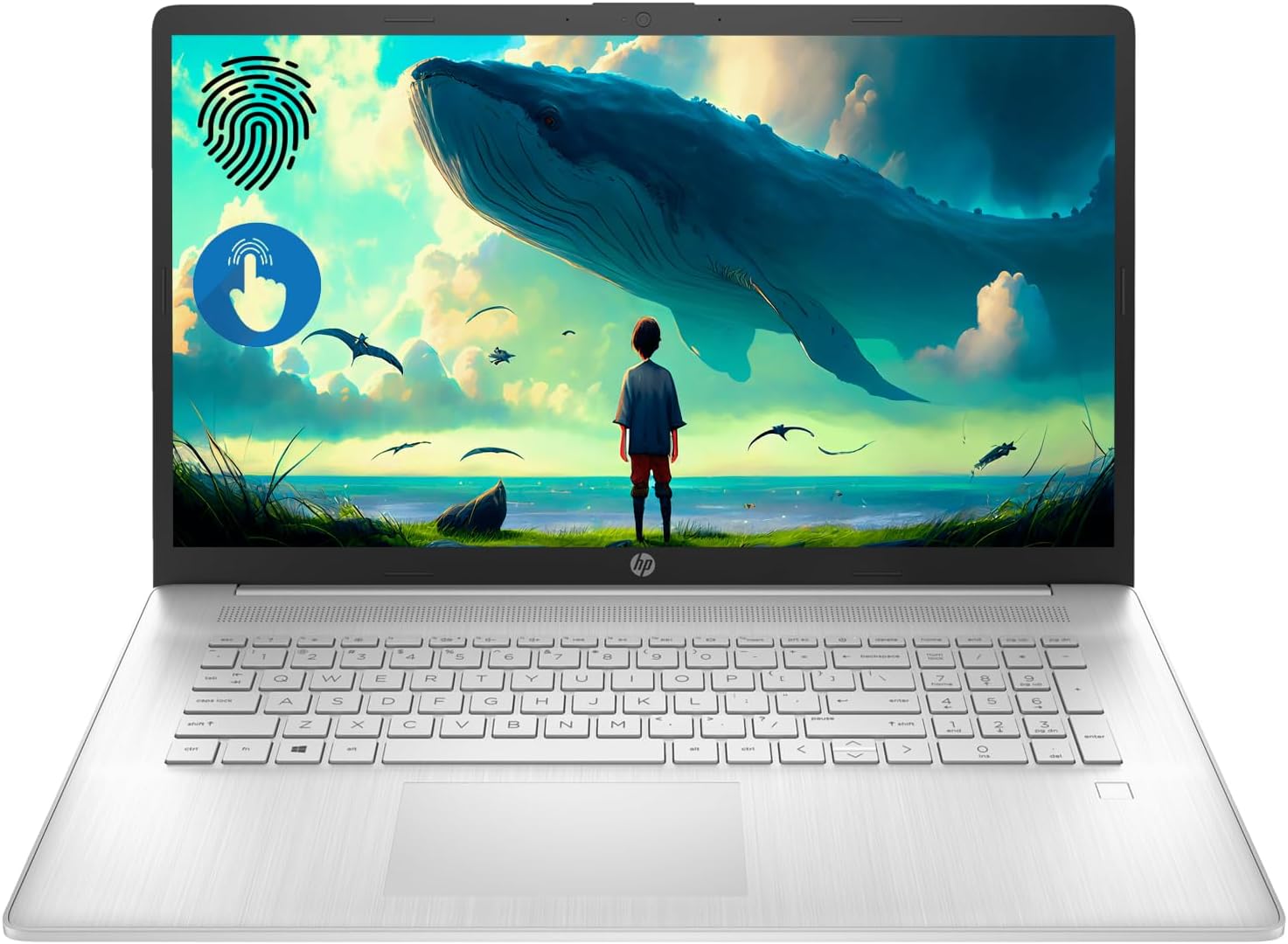 Amazon.com: HP 17.3" Laptop, HD+ Touchscreen, Intel Quad-Core N200 ...