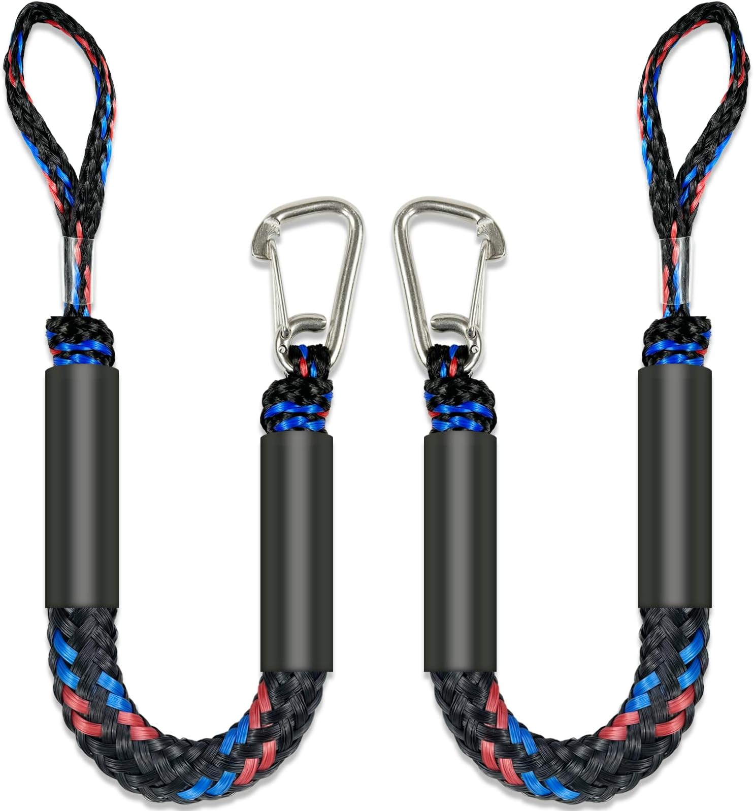 Amazon.com: 2 Feet Fender Lines Anchor Bungee Line 316 Stainless Clip ...