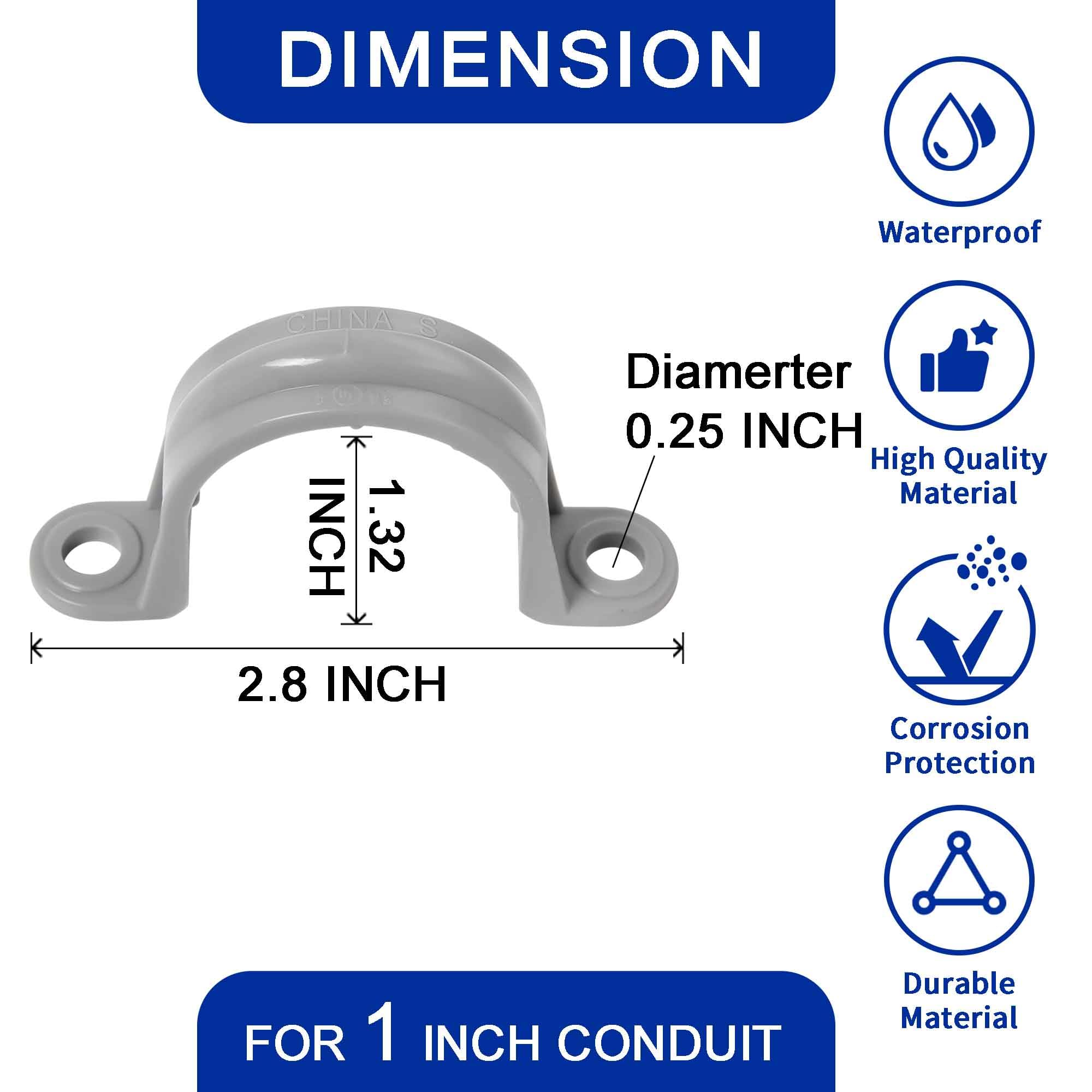 Snapklik.com : (1" Conduit Parts 30 Pack) Yariwiz 1 Inch PVC Electrical ...