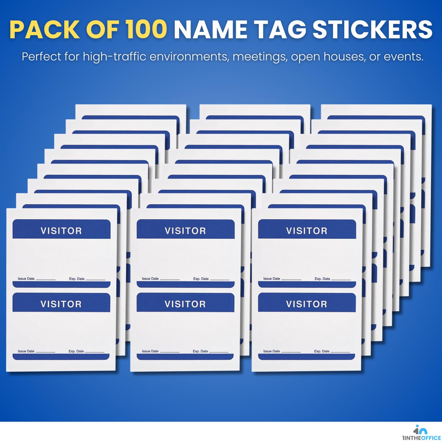 Snapklik.com : Visitor Stickers, Visitor Badges, Name Tag Stickers For ...