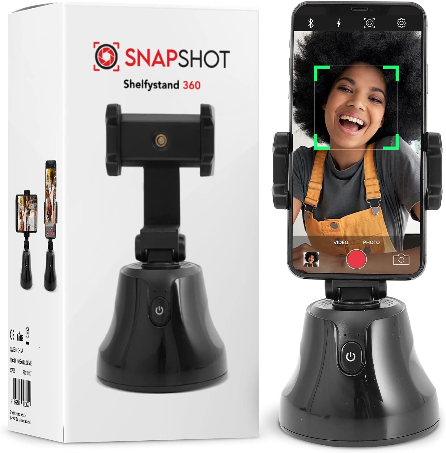 Amazon.com: Snapshot Auto Tracking Phone Holder - Auto Face Tracking ...