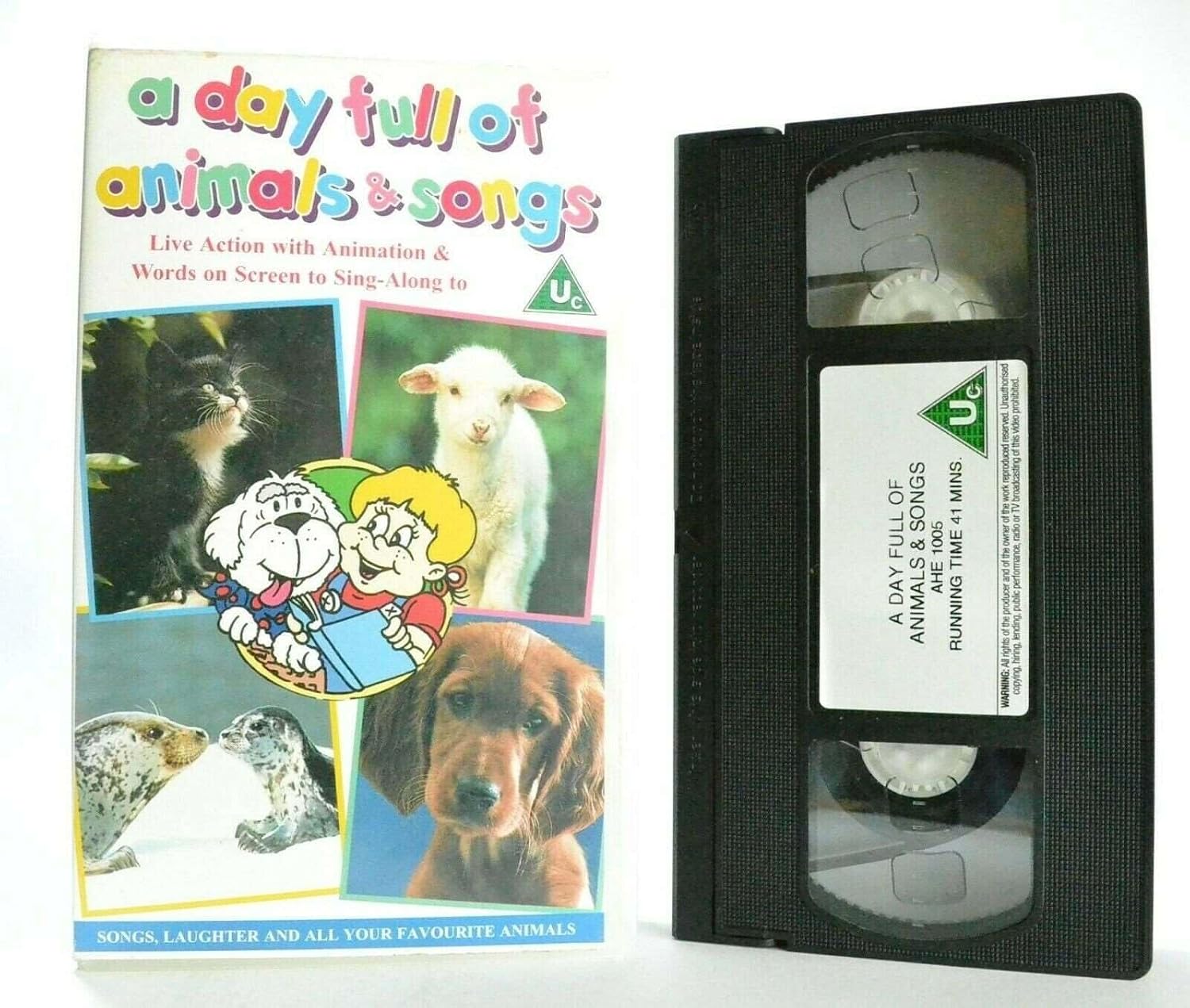 A Day Full Of Animals And Songs [VHS] : Children: Amazon.co.uk ...