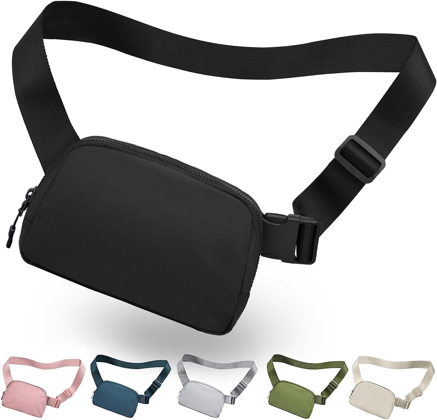 Amazon.com: INTINI Small Fanny Pack for Women Men Mini Belt Bag ...