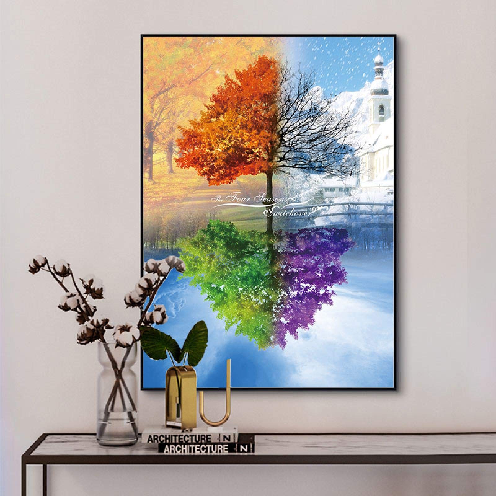 Four Seasons Abstract Trees Tree Four Seasons Canvas Prints 4 Seasons