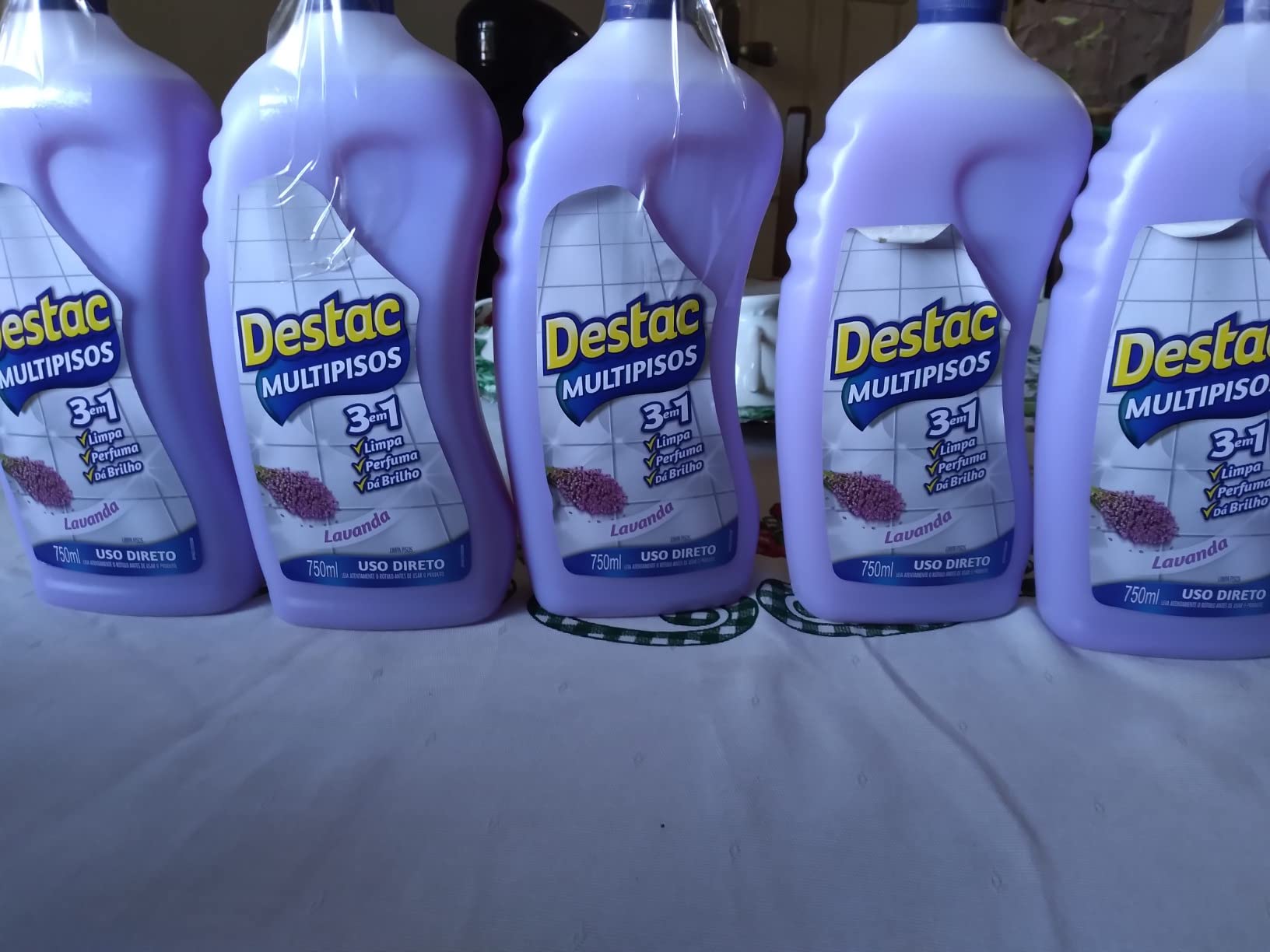 Destac Limpador Multipisos Diluível Com Brilho 750Ml Lavanda E Alfazema ...