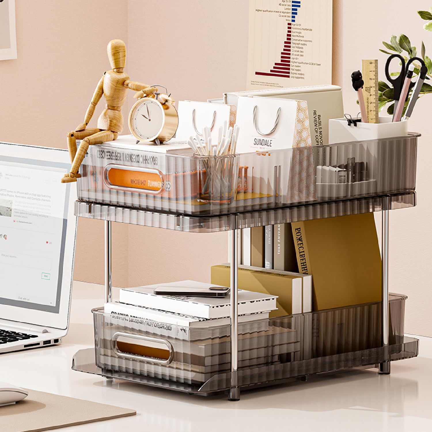 Amazon.com: caktraie Pull Out Cabinet Organizer Fixed with Adhesive ...