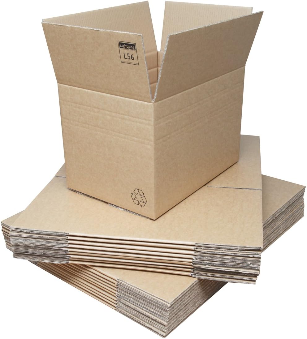 Double Wall Cardboard Boxes - Multi-Depth - 457x305x305mm (18x12x12ins ...