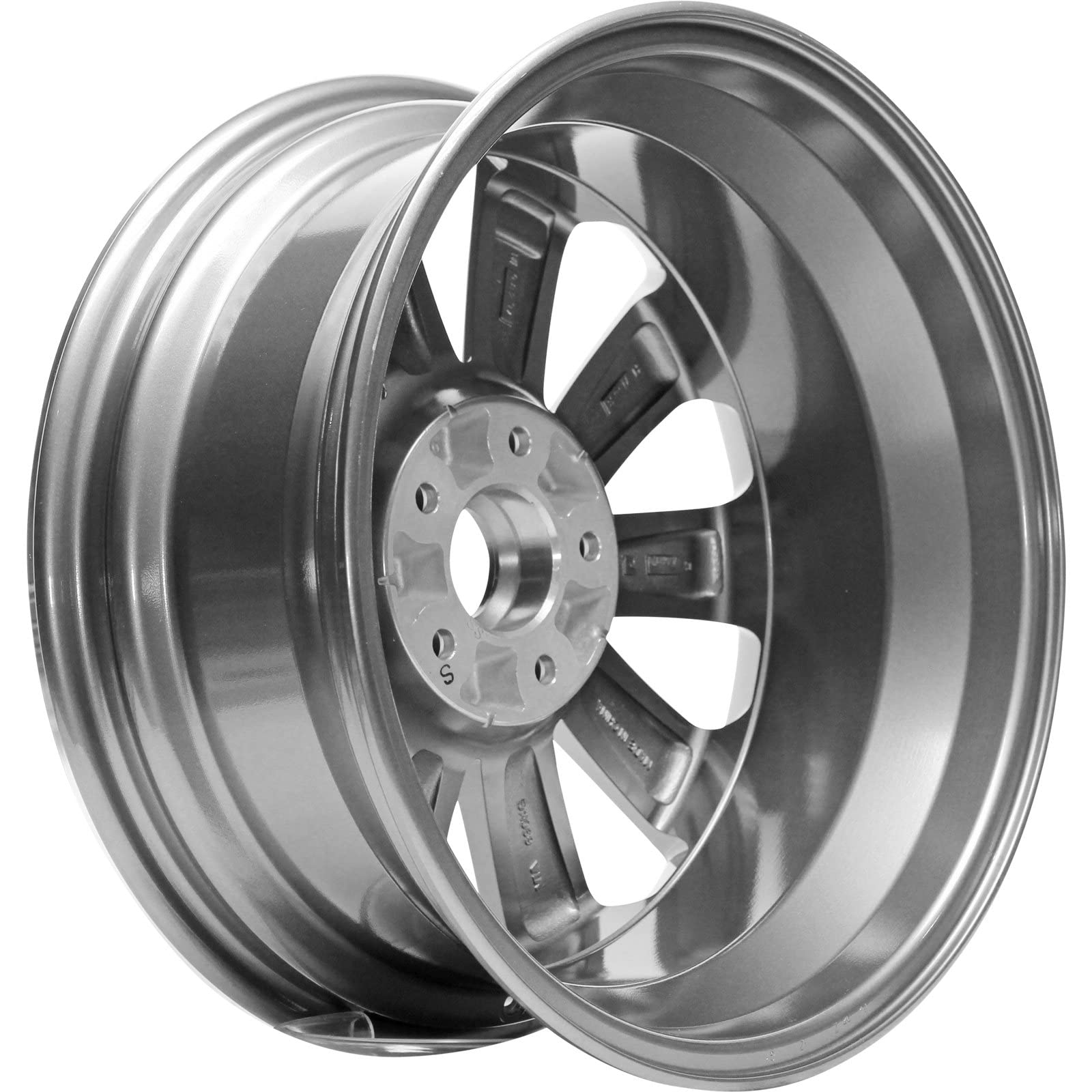 Rim For Aazon.co: New 18x8.5\" Painted Silver Aluinu Alloy Wheel Ri For ...