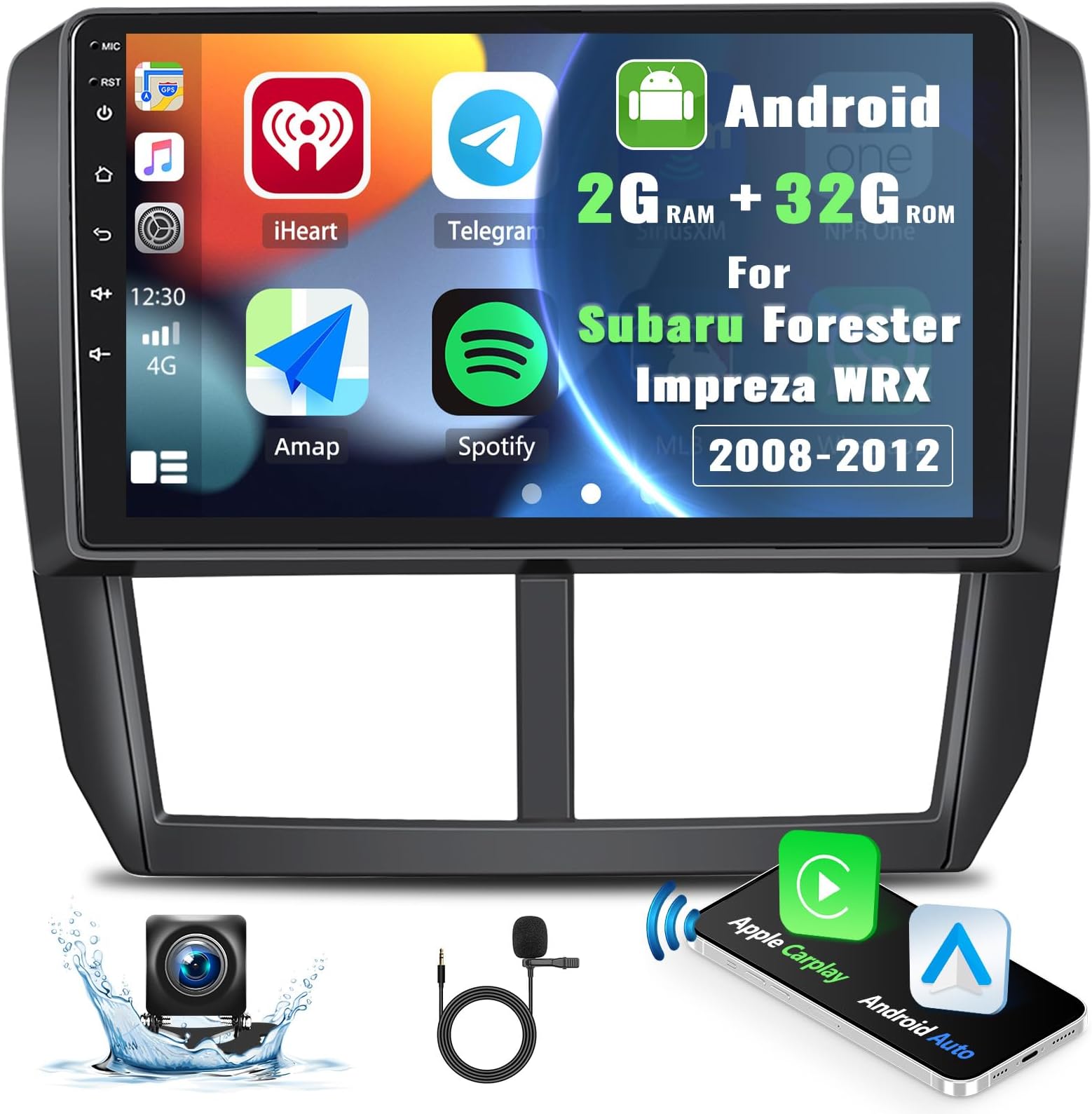 Amazon.com: UNITOPSCI Android Car Stereo for Subaru Forester Impreza ...