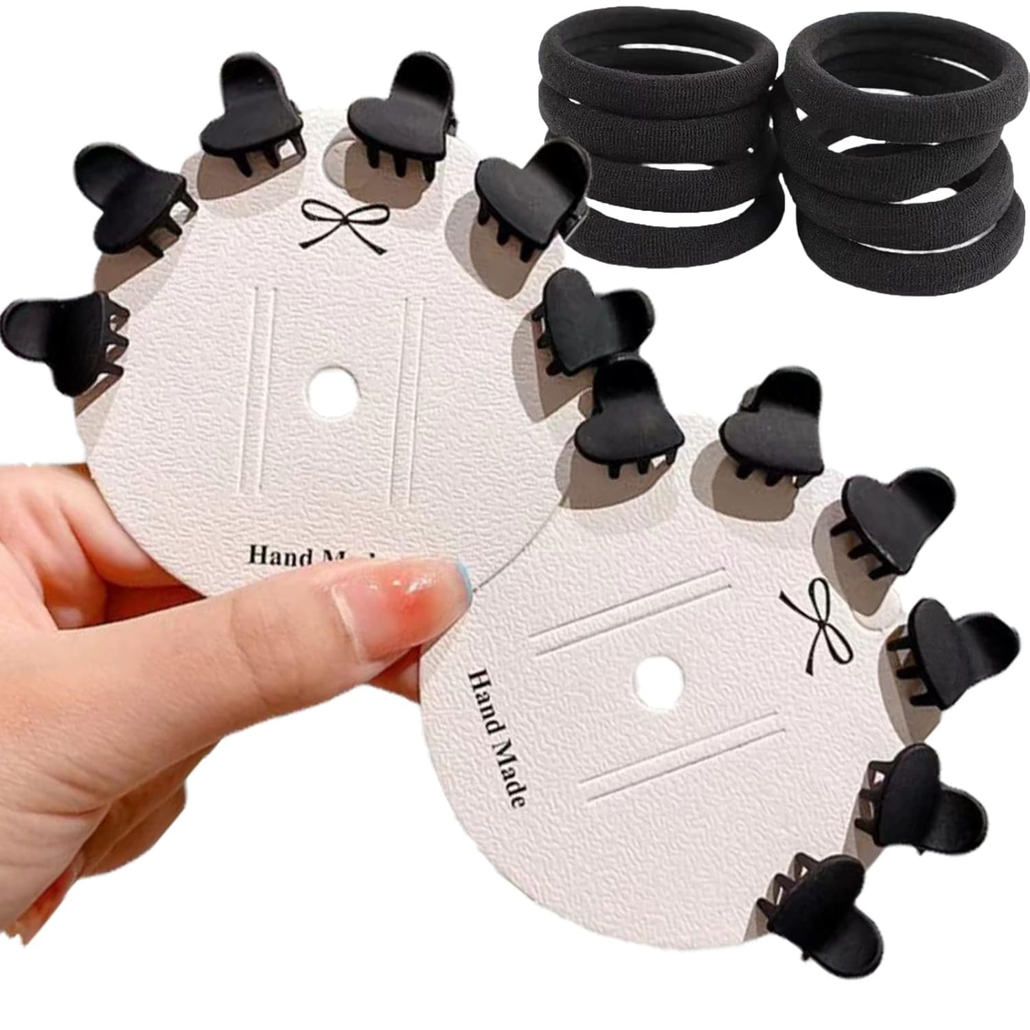 Amazon.com : 20PCS Mini Hair Claw Clamps Champagne Pearl Hair Barrettes ...