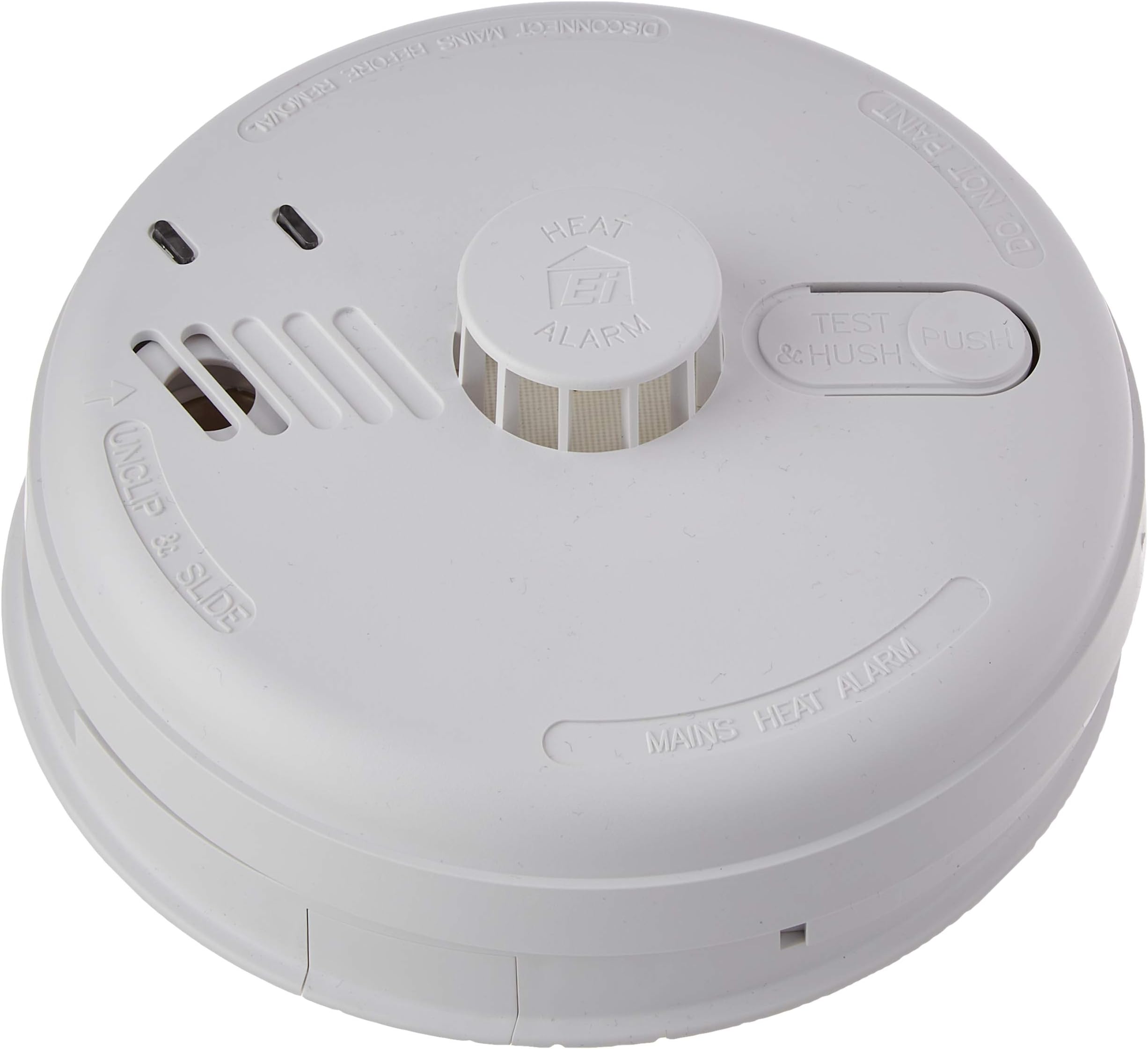 Aico EI141RC Mains Ionisation Smoke Alarm with 9V Battery Back-up ...