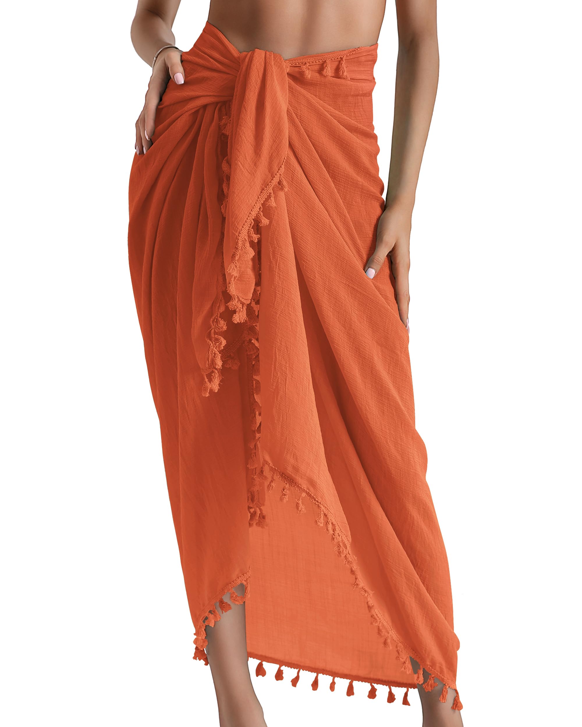 Eicolorte Sarong Cover Up Womens Beach Cover Up Bikini Bathing Suit ...