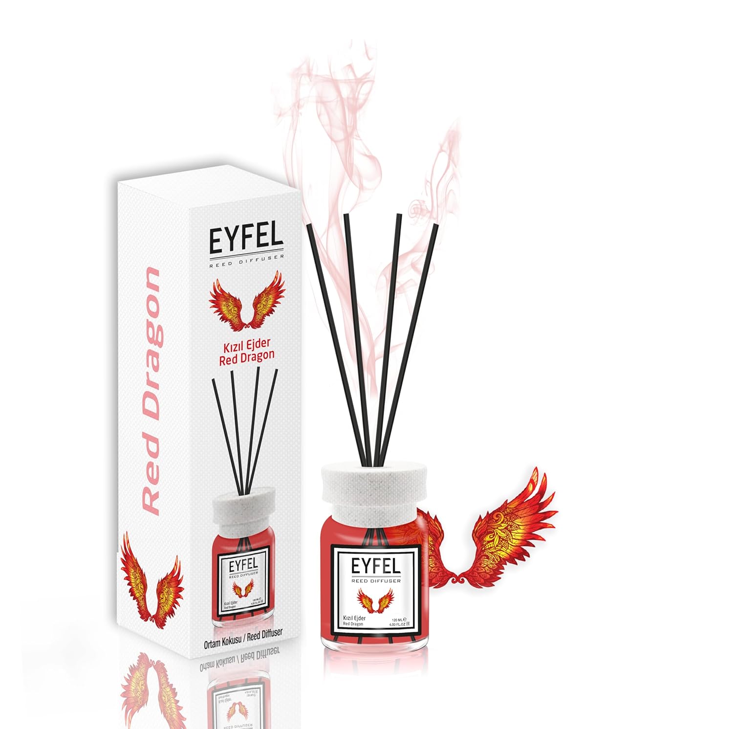 eyfel eau de parfum REED DIFFUSER-RED DRAGON 120ML : Amazon.in: Beauty