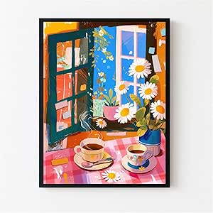 CHAMOMILE TEA DRINKS Framed Poster Print Bar Cafe Cave Home Room Wall ...