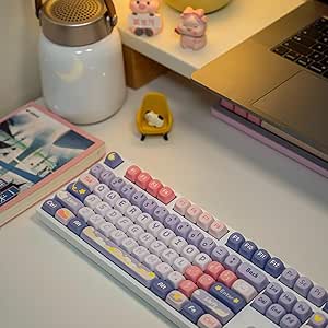 Amazon.com: TK108 hot swappable RGB Mechanical Keyboard with 108 Keys ...