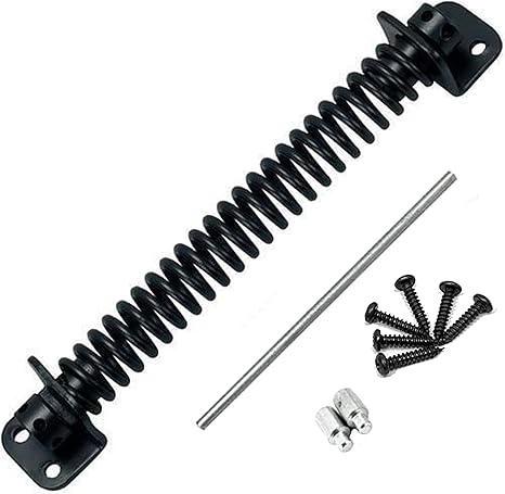 SUL Gate Spring, Adjustable Garden Gate Spring, Gate Closer for Wooden ...