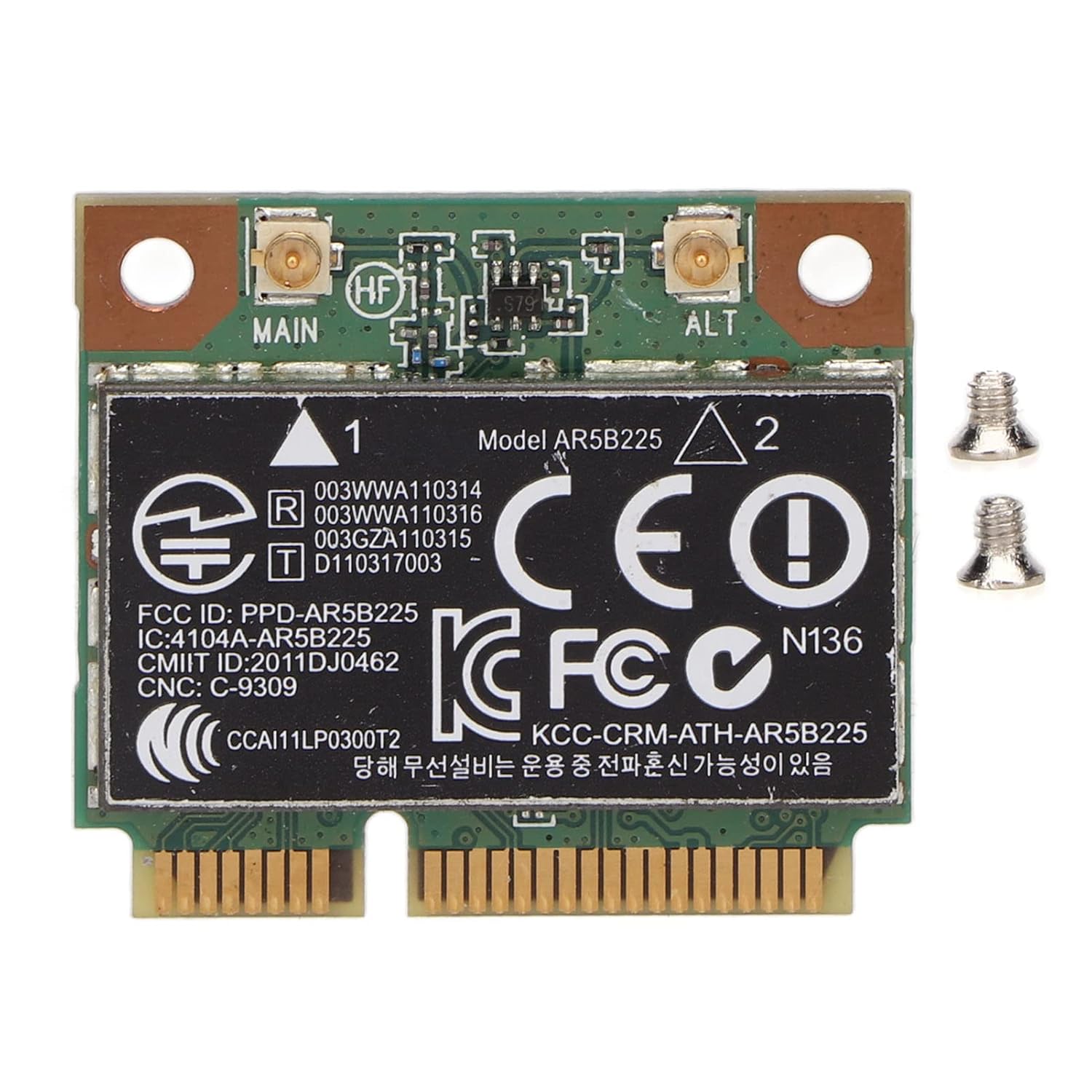 ciciglow Pcie Mini Network Card, Wireless WiFi Card, Mini Pcie Module ...