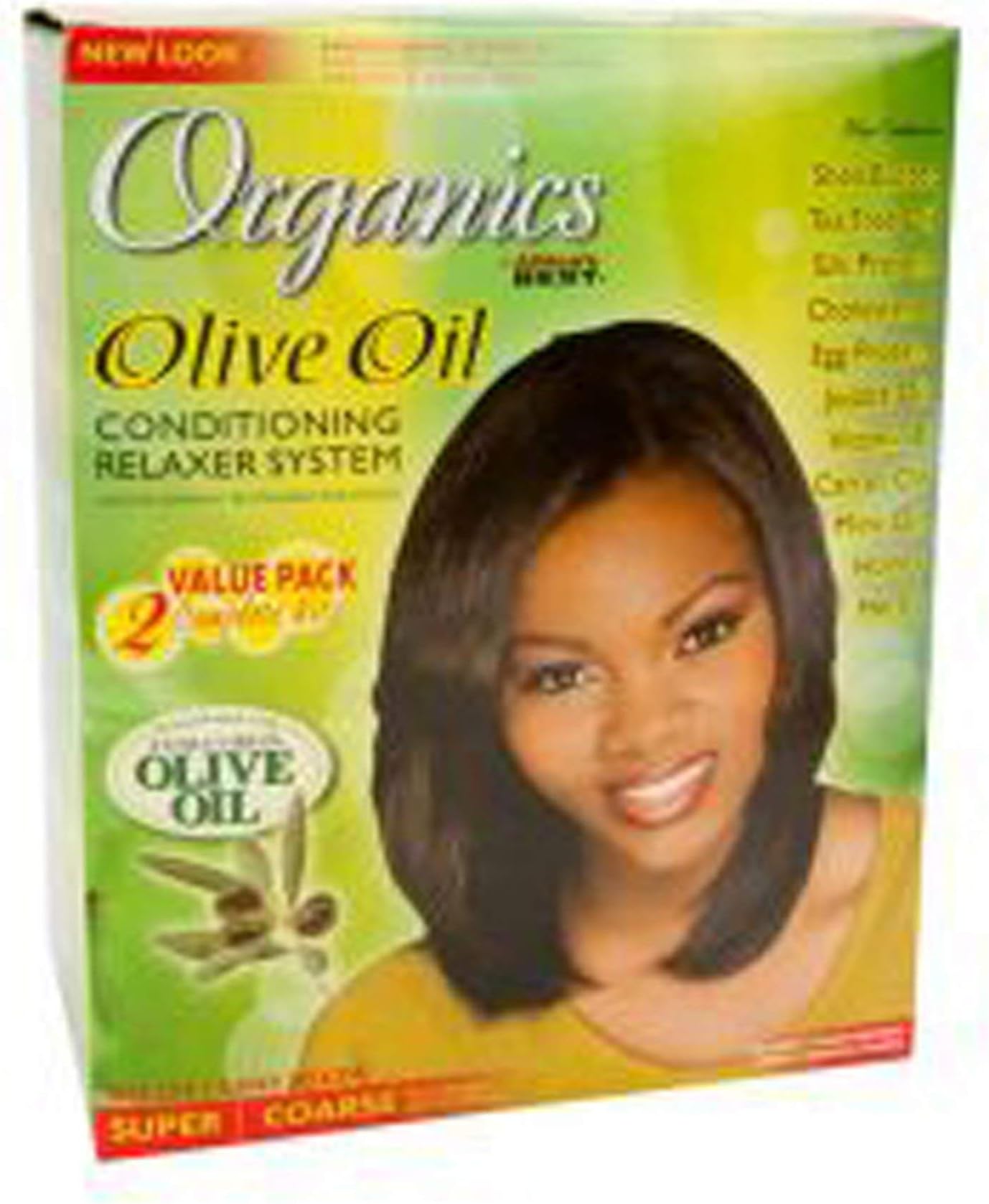 Amazon.com : Organics Olive Oil Conditioning Relaxer System No-Lye ...