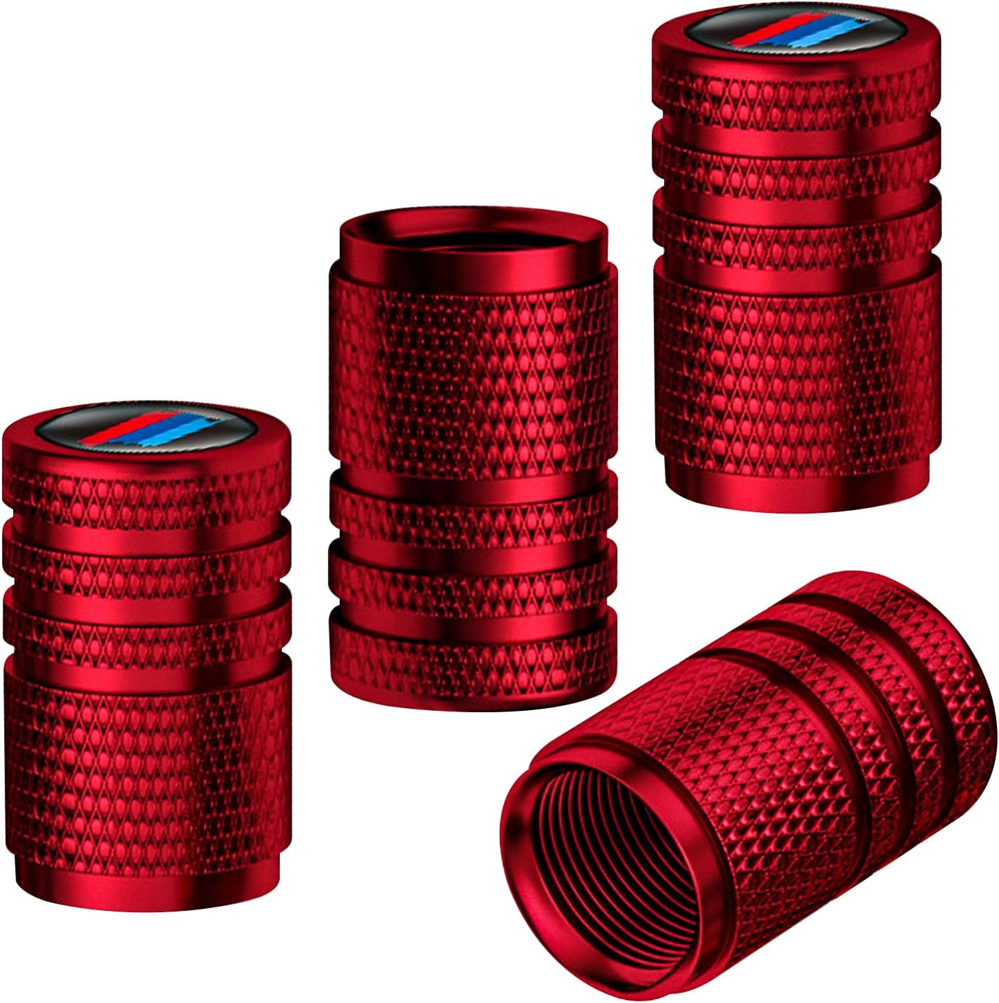 Amazon.com: JHGFVC Tire tire Valve caps, tire caps 4 Pack, Anodized ...