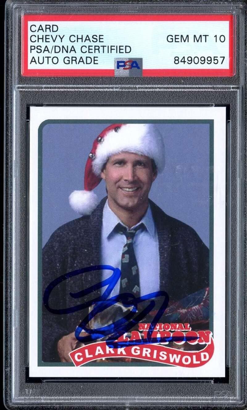 Amazon.com: Chevy Chase Signed Clark Griswold Christmas Vacation ...
