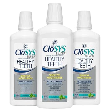 Amazon.com : Closys Healthy Teeth Anti-Cavity Oral Rinse Mouthwash with ...