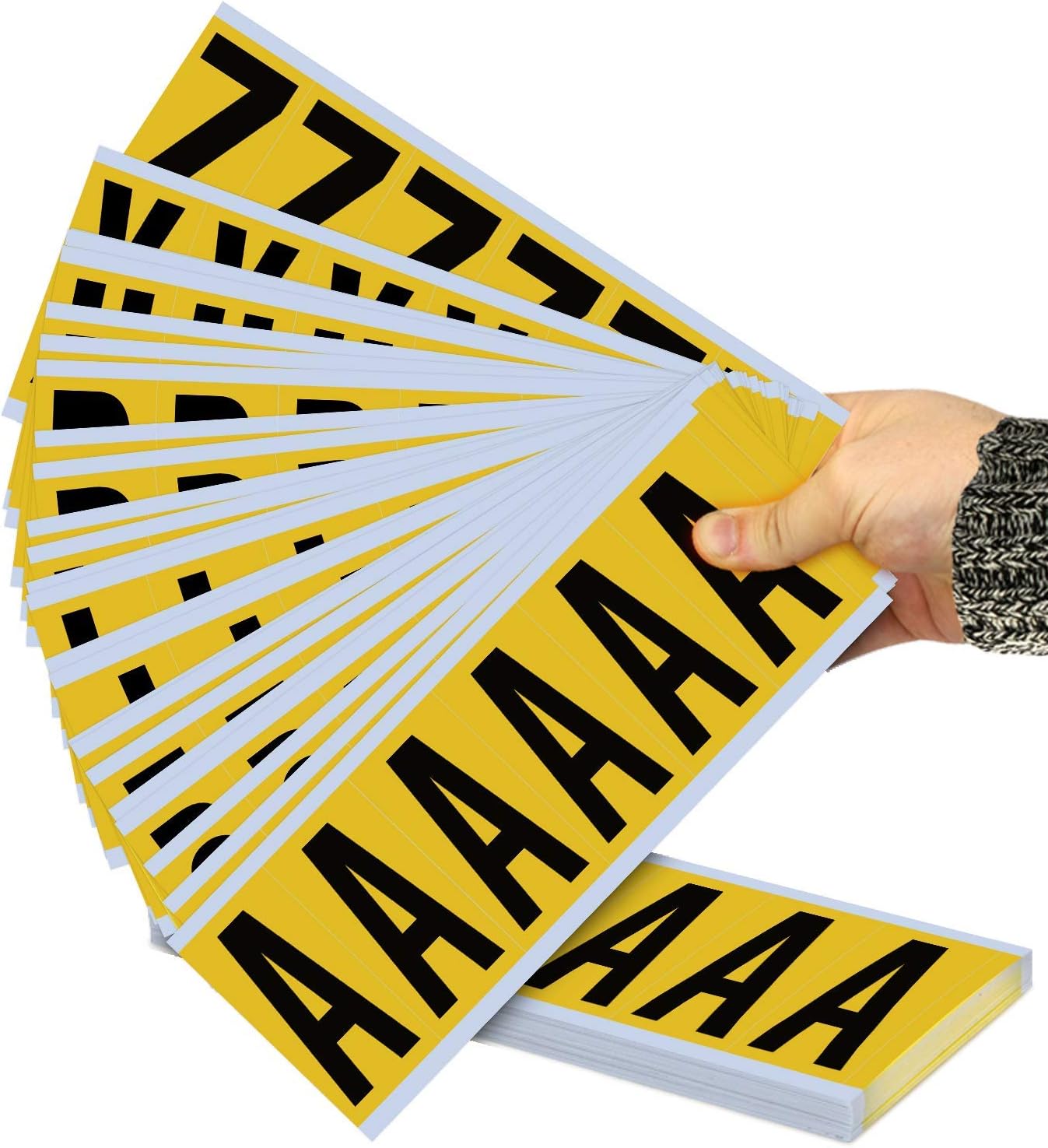 Amazon.com : SmartSign Letters A-Z Mylar Adhesive Numbers & Letters ...