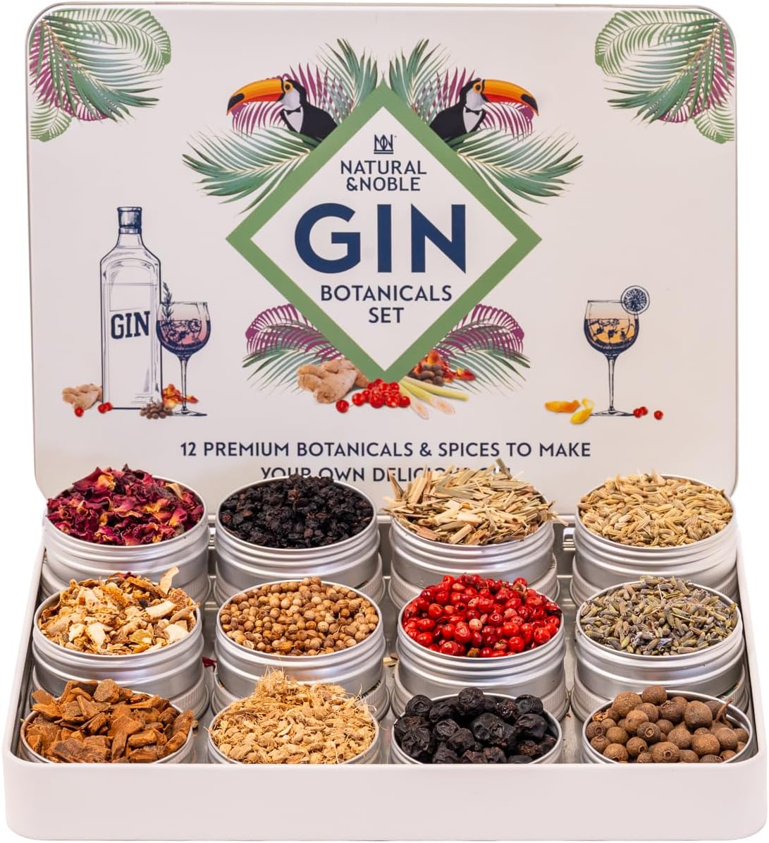 Set regalo Gin Botanicals and Infusions, composto da 12 confezioni di ...