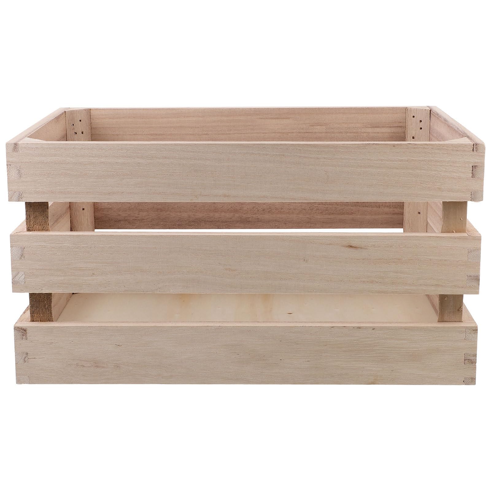 Amazon.com: Garneck 1pc Wooden Storage Box Display Basket Storage Bins ...