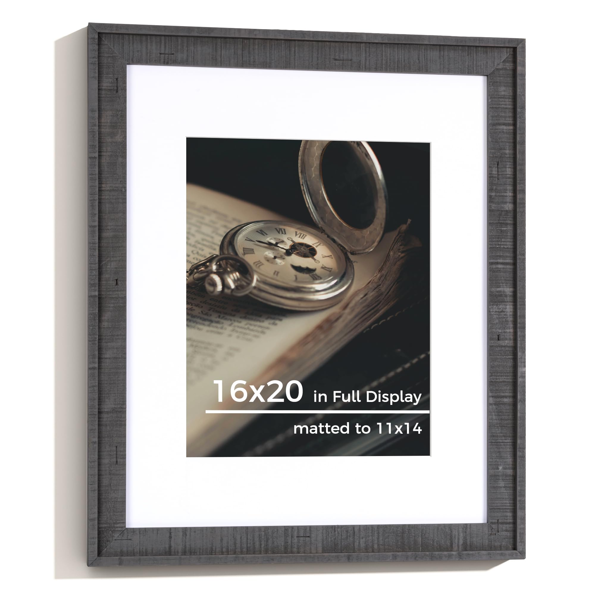 Amazon.com - 16x20 Wood Picture Frame, 16x20 inch Photo Frame with ...