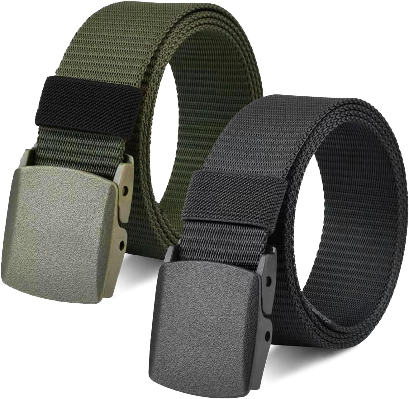 YSFVNP 2 Pcs Work Belts for Men, Cozy Canvas Belt for Men Women, 130 cm ...