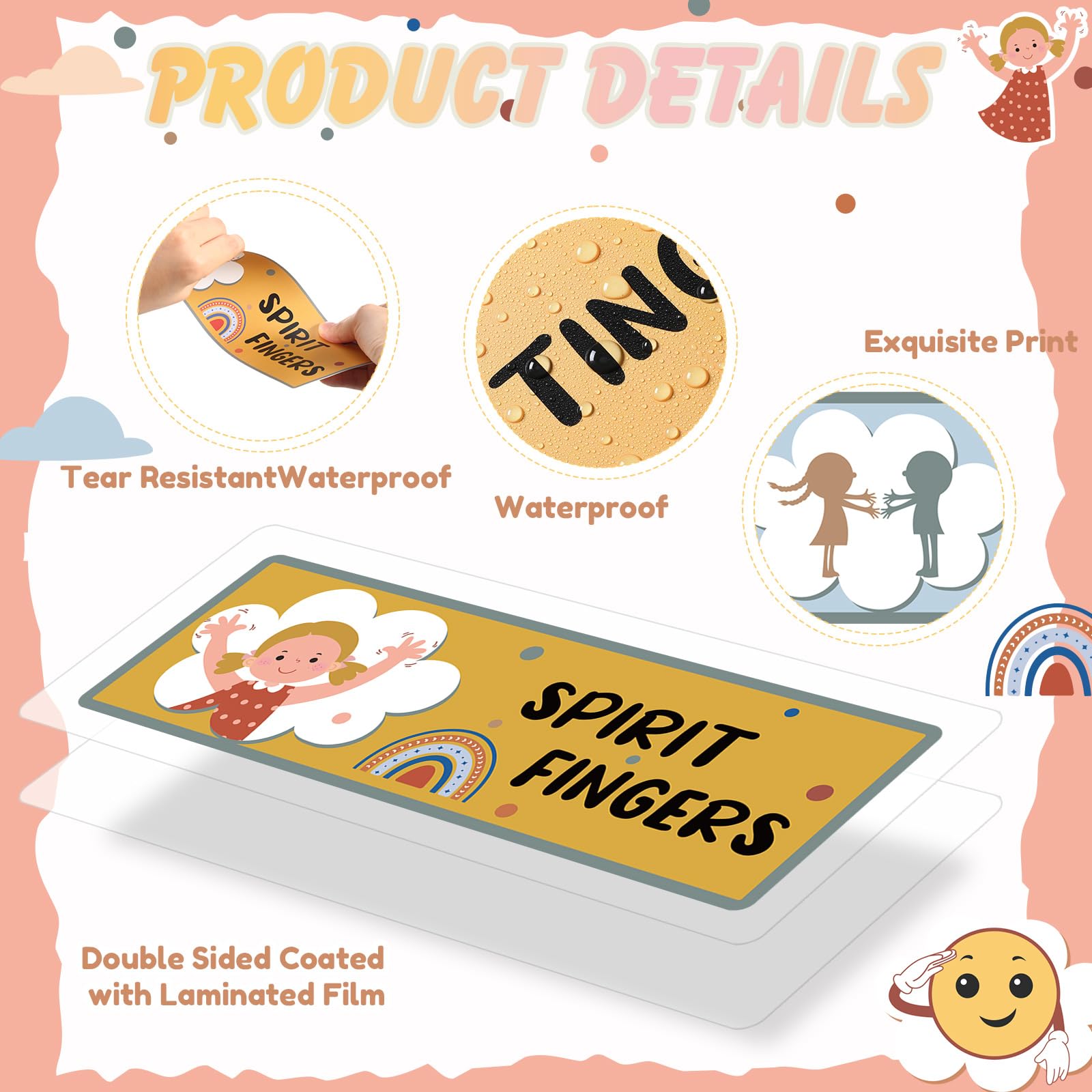 Snapklik.com : 21 Pcs Greeting Choice Classroom Rules Posters Boho ...