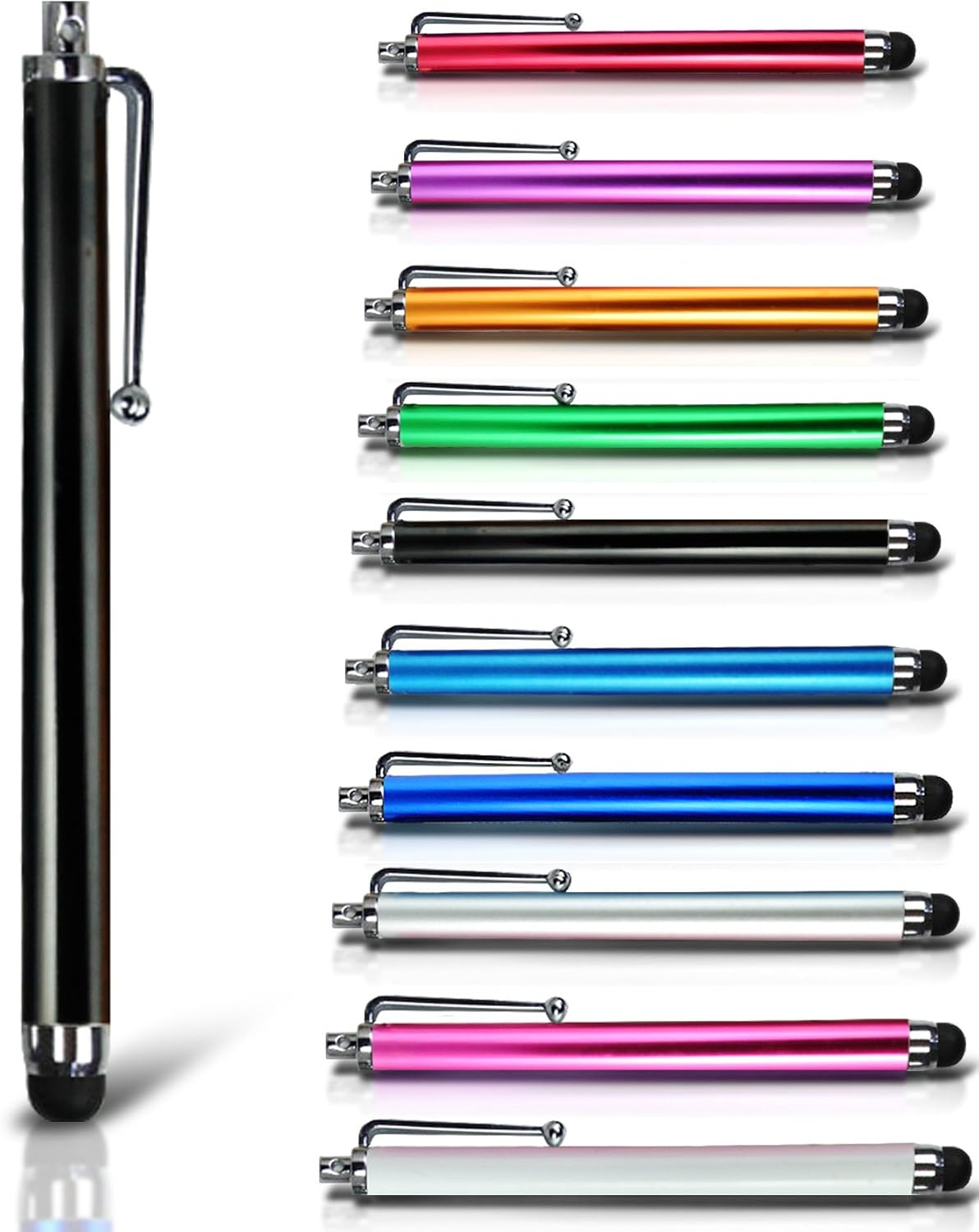 Amazon.com: Black High Sensitivity Capacitive Long Touch Screen Pen ...