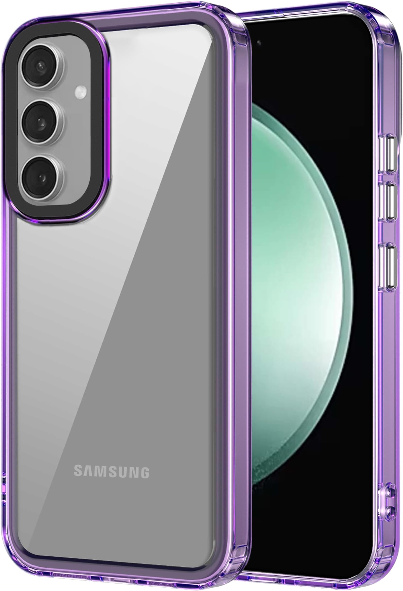 amazon basics Back Case Cover for Samsung Galaxy S23 FE 5G (TPU + PC ...