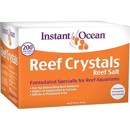 Amazon.com : Instant Ocean Sea Salt for Marine Aquariums, Nitrate ...