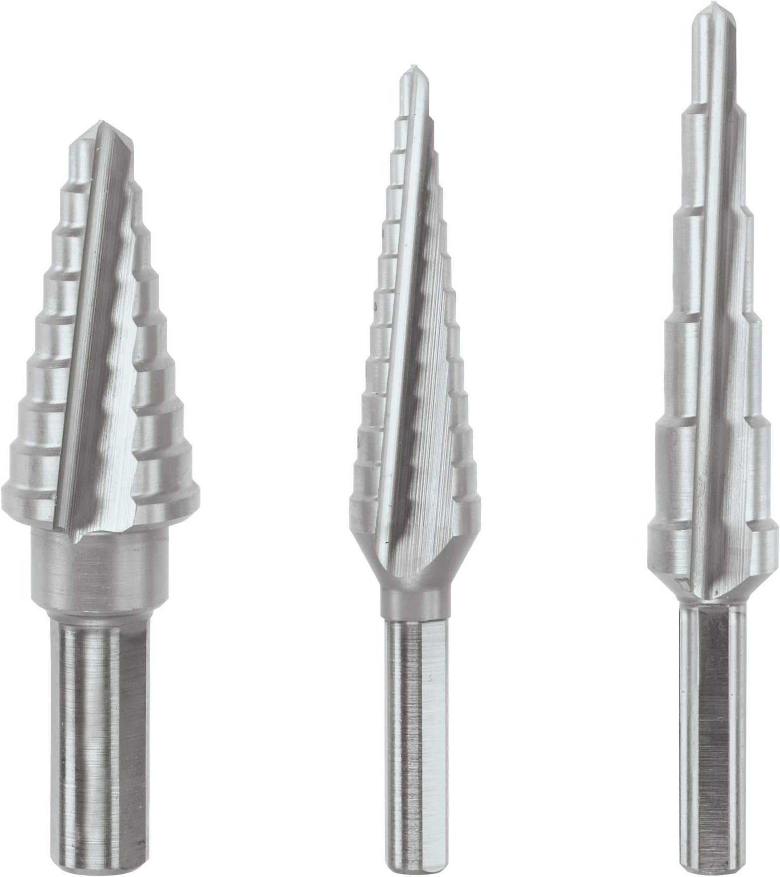 Amazon.com: BOSCH SDH30 3 piece High Speed Steel Step Drill Bit Set ...