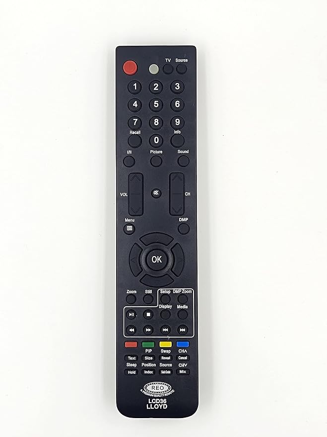 Generic LCD TV Remote Control compactable for Lloyd 36 Model : Amazon ...